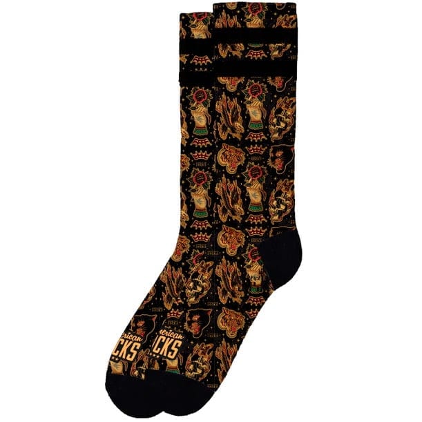 AMERICAN SOCKS CLASH (AS181) - Black